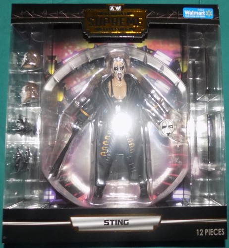 STING - AEW Unrivaled Supreme Collection - 12 Piece Action Figure BRAND ...