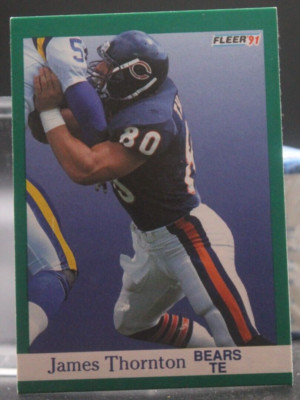 James Thornton (Bears/Fullerton State) - 1991 Fleer #226 | eBay