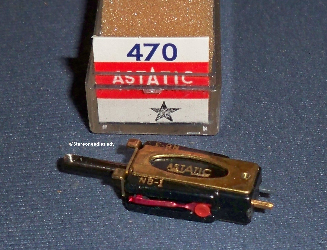 CARTRIDGE NEEDLE ASTATIC 470 for Vaco TO-45X TO-55X Magnavox 560288 EV ...