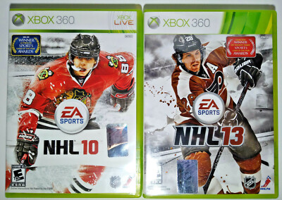 NHL 13, NHL 10, Sports - Xbox 360 Lot of 2, Hockey | eBay