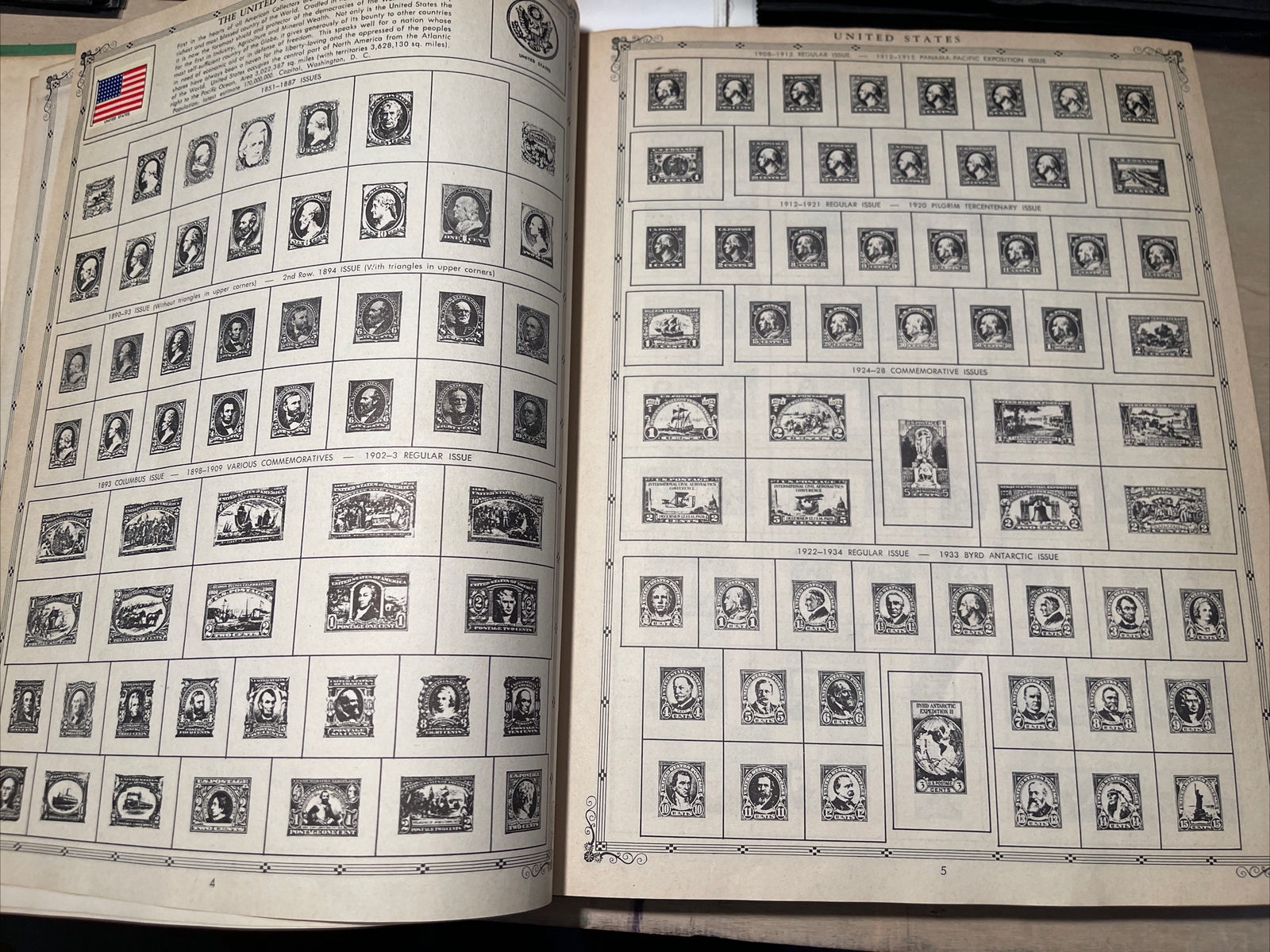 Vintage - The Premier World Stamp Album - Used ( 500+ Stamps ). (SB#30 ...