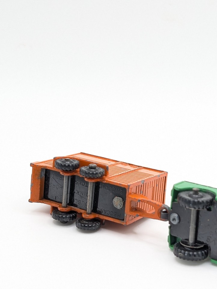 Dublo Dinky 073 Land Rover and Horse Box Trailer 1959 vintage diecast ...