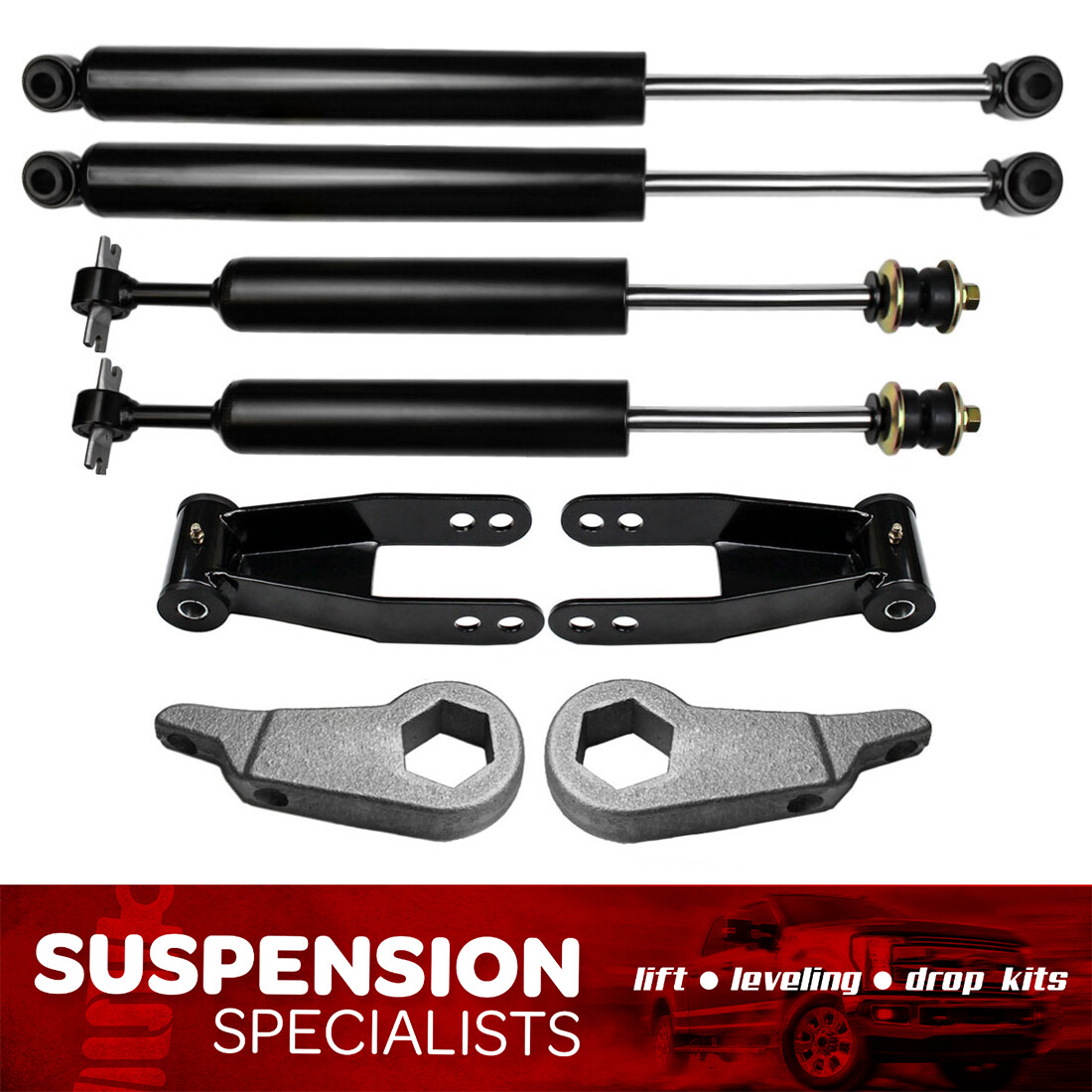 3"/2" Leveling Lift Kit For 1998-2011 Mazda B2500 B3000 B4000 w/ Shocks ...