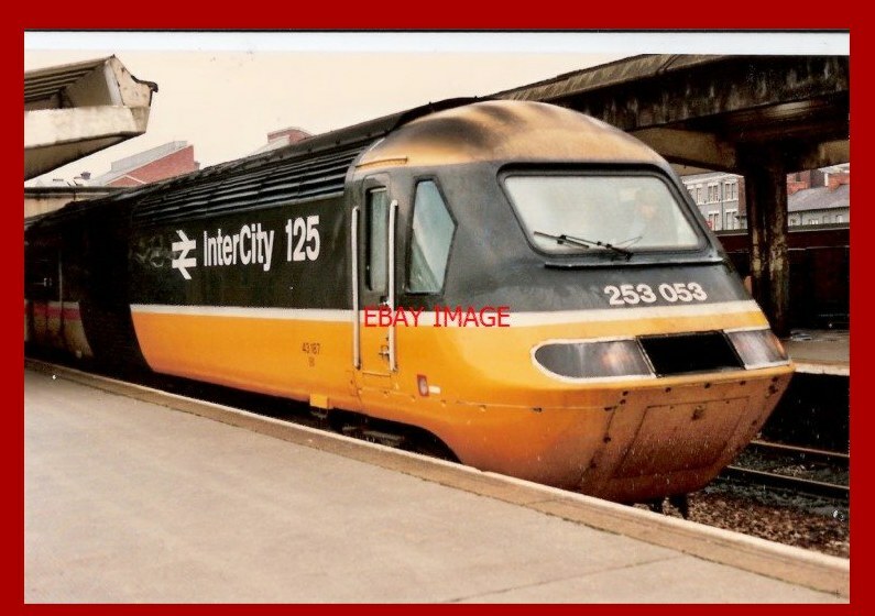 PHOTO BR CLASS 43 HST UNIT NO 43187 INTERCITY 125 LIVERY | eBay