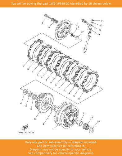 YAMAHA Push Lever Assy, 1WS-16340-00 OEM MT07 TRACER 700 MT-07A | eBay
