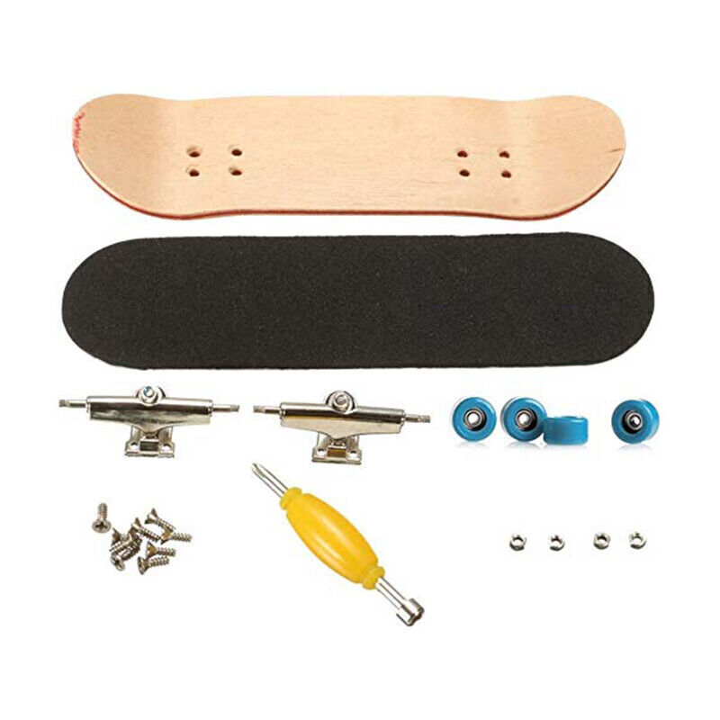 Wooden Mini Fingerboard Finger Skate Board Maple Wood Set Adults ...
