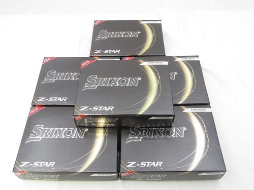 New 6 Dozen Srixon Z Star 8 Pure White Golf Balls Srixon 72 Balls 6DZ ...
