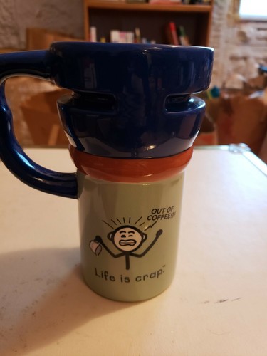 Out of Coffee Life is Crap ceramic coffee mug | eBay