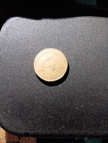 $1 Dollar Coin 2001 Australian Centenary of Federation One Dollar 1901 ...