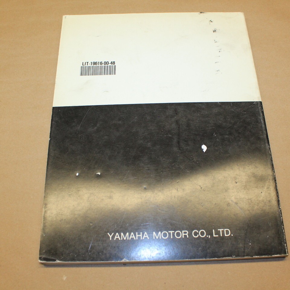 Factory Service Manual Repair Book OEM Yamaha EF/YG 3800-6000 Service Manual | eBay