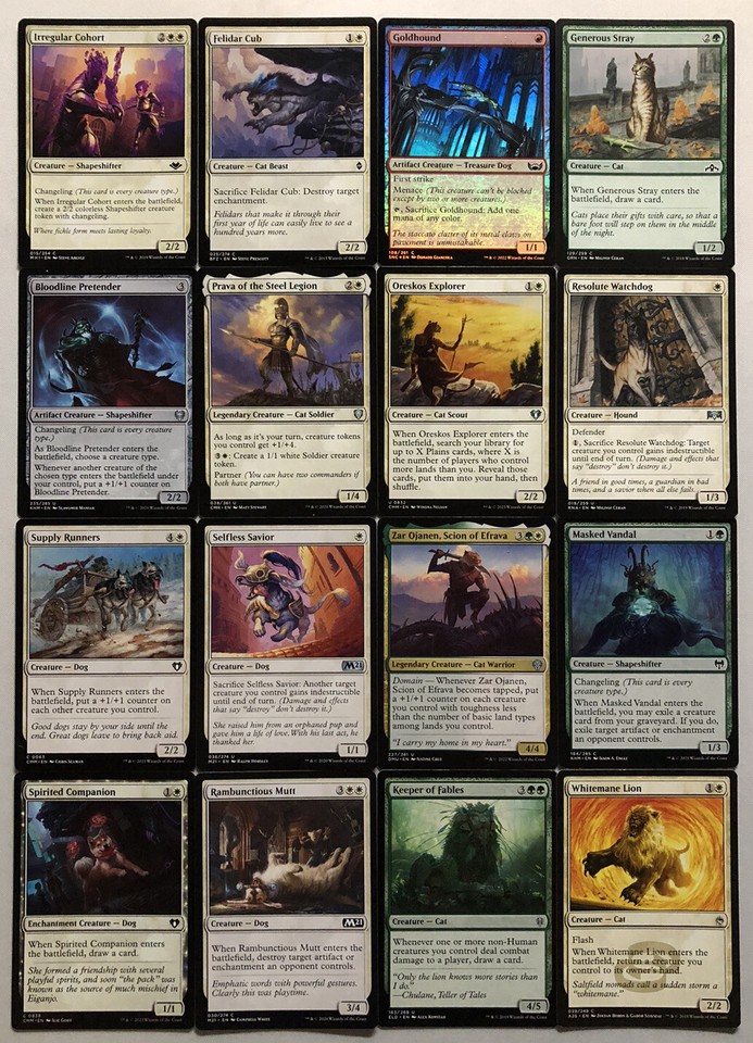 EDH Cat Deck - Commander MTG Magic the Gathering | eBay