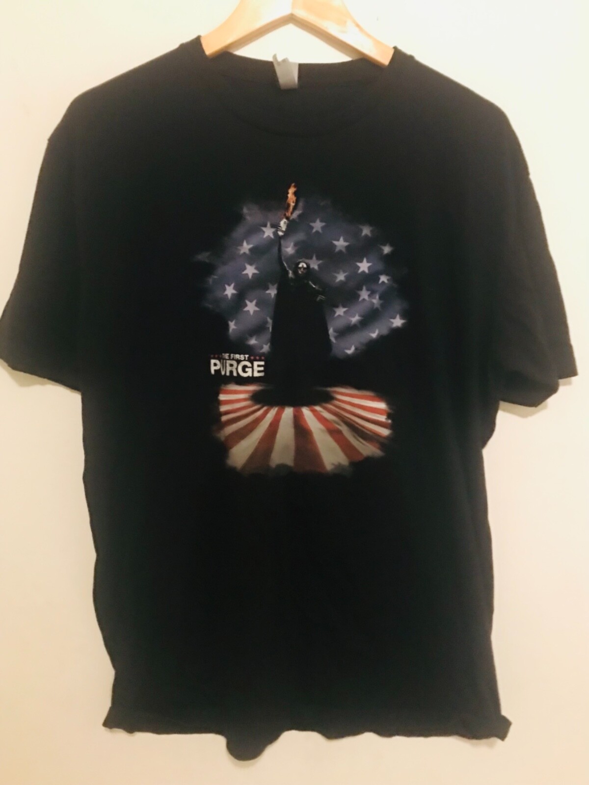 🇺🇸🪖🔥THE PURGE “First Purge” Rare Promotional T-Sh… - Gem