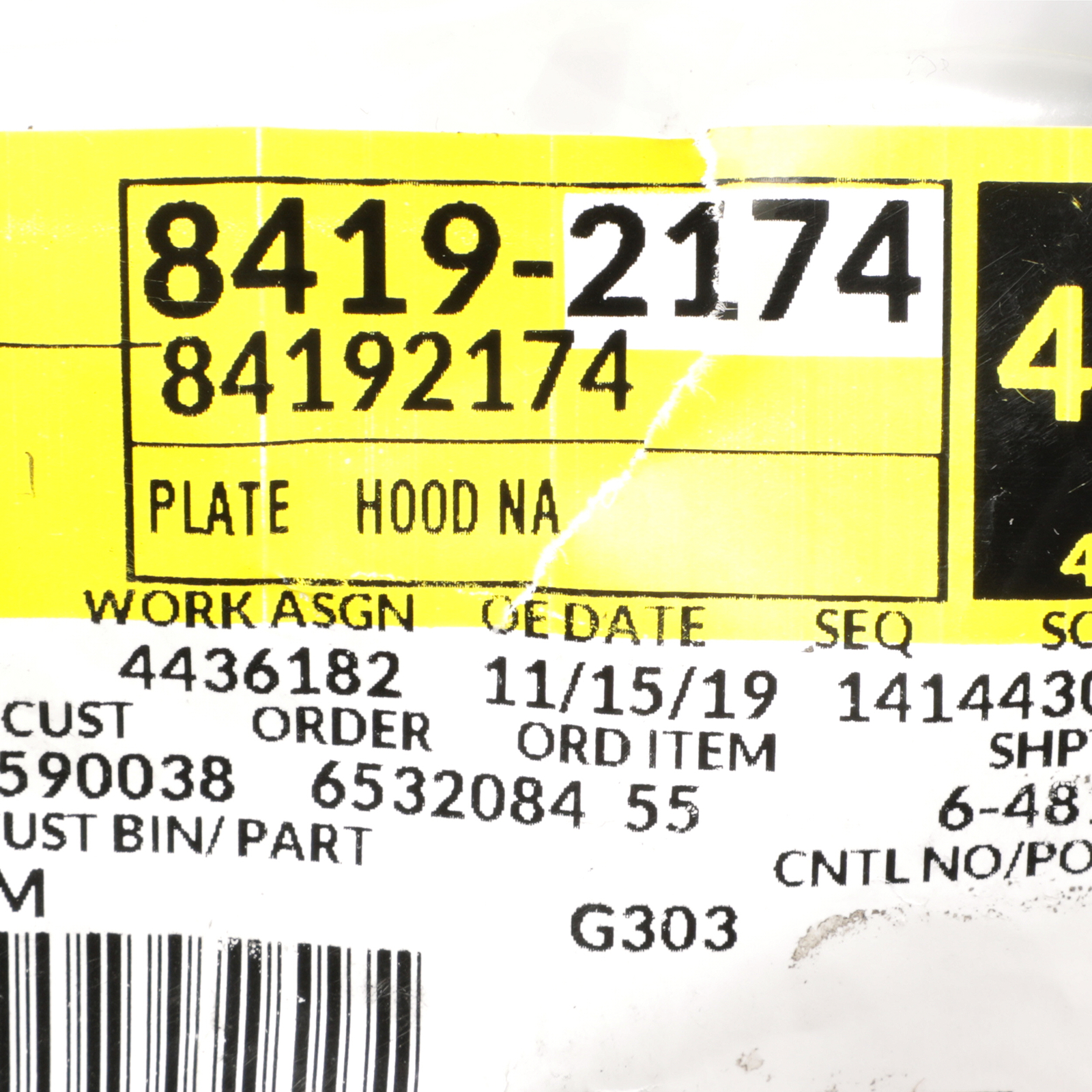 OEM NEW Hood Body Style 6.2L Emblem Badge Chrome 19-20 Silverado 1500 ...