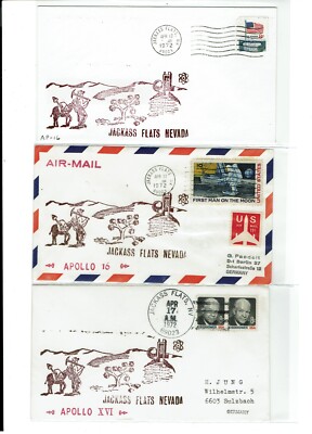 Apollo 16 Jackass Flats NEVADA 4/17/1972 Tracking Station 3 Space ...