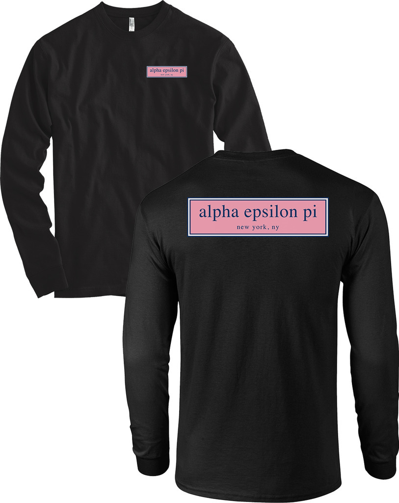 Alpha Epsilon Pi Fraternity Bella + Canvas Long Sleeve Shirt AEPI MORE ...