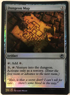 MTG Dungeon Map Adventures in the Forgotten Realms 242/281 Foil ...
