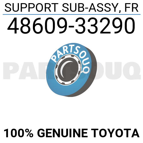 4860933290 Genuine Toyota SUPPORT SUB-ASSY, FR 48609-33290 | eBay