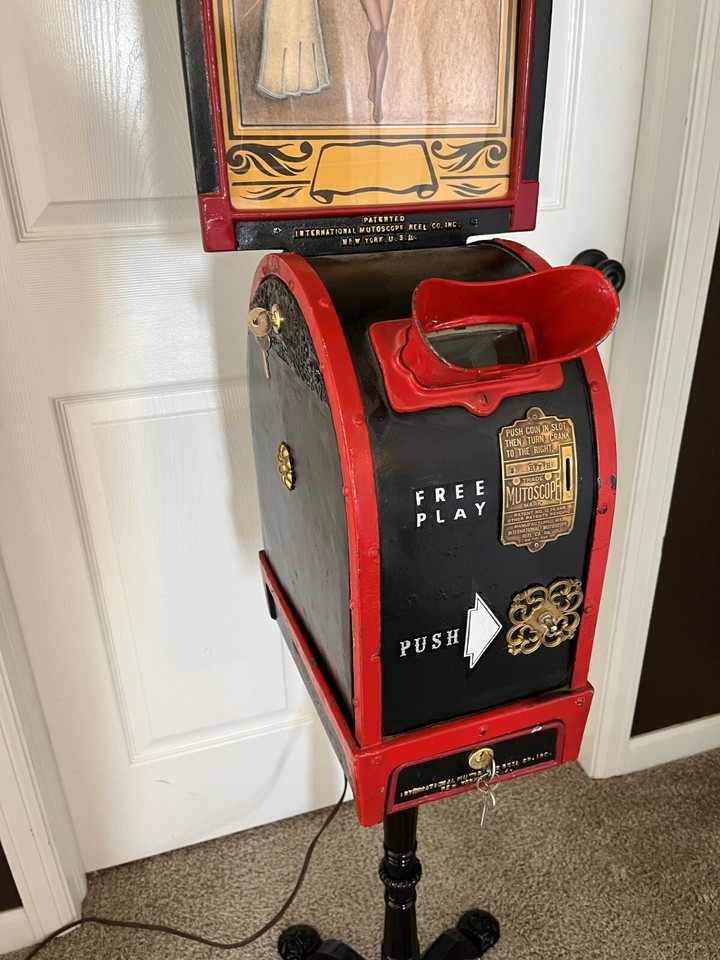Mutoscope with One Original Reel - Very Rare - Works Great! See Pics ...