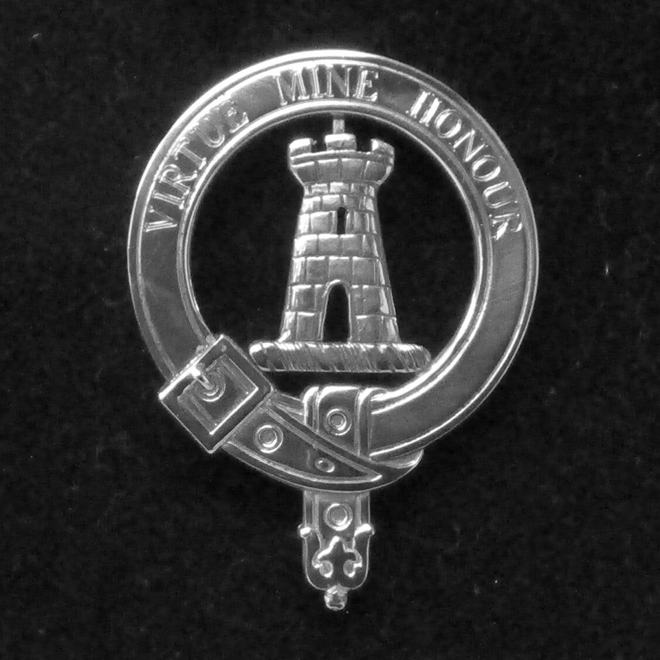Scottish Clan Crest Badges of solid sterling silver | eBay