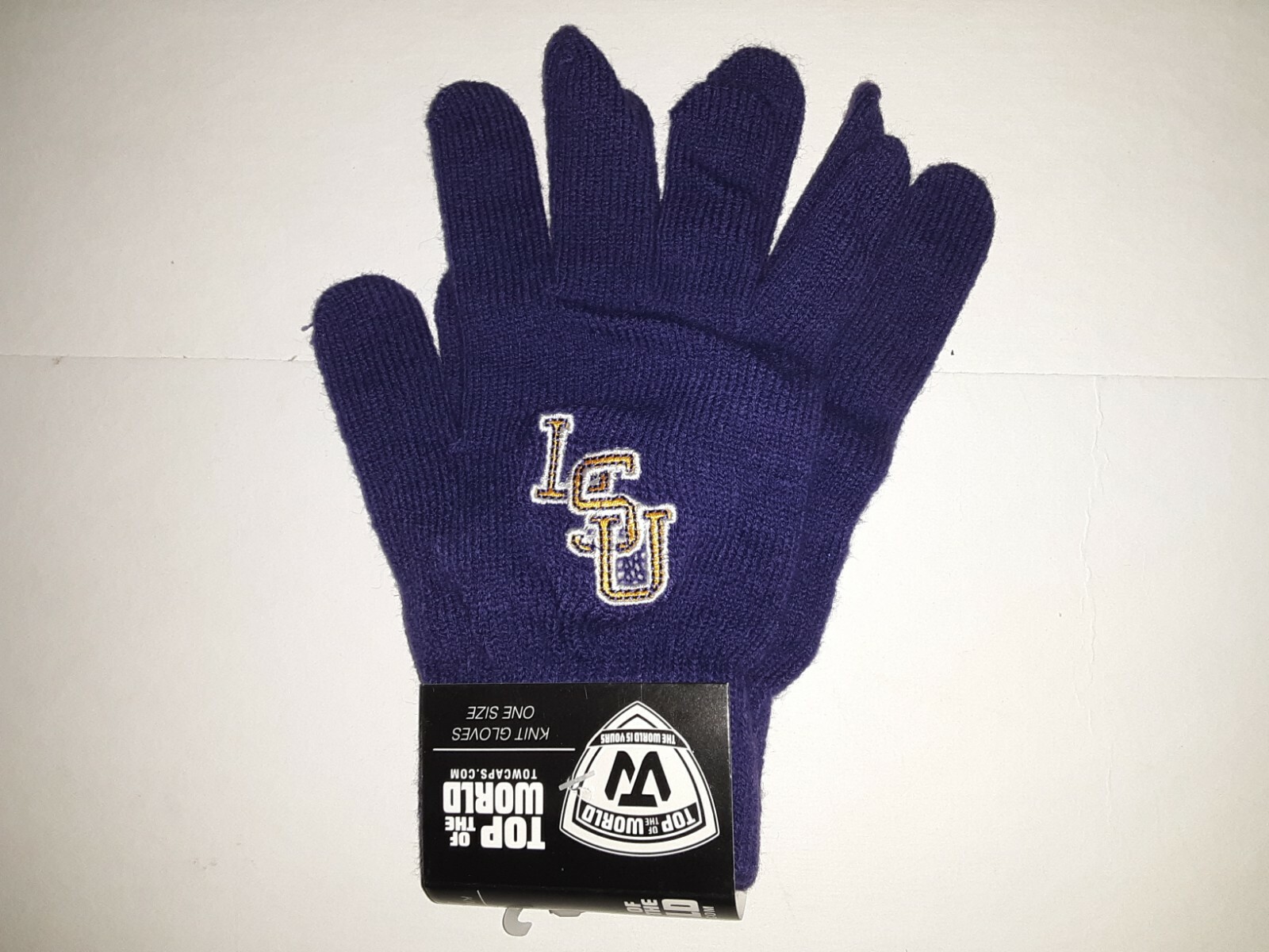 LSU Tigers Knit Gloves by Top of the World | eBay