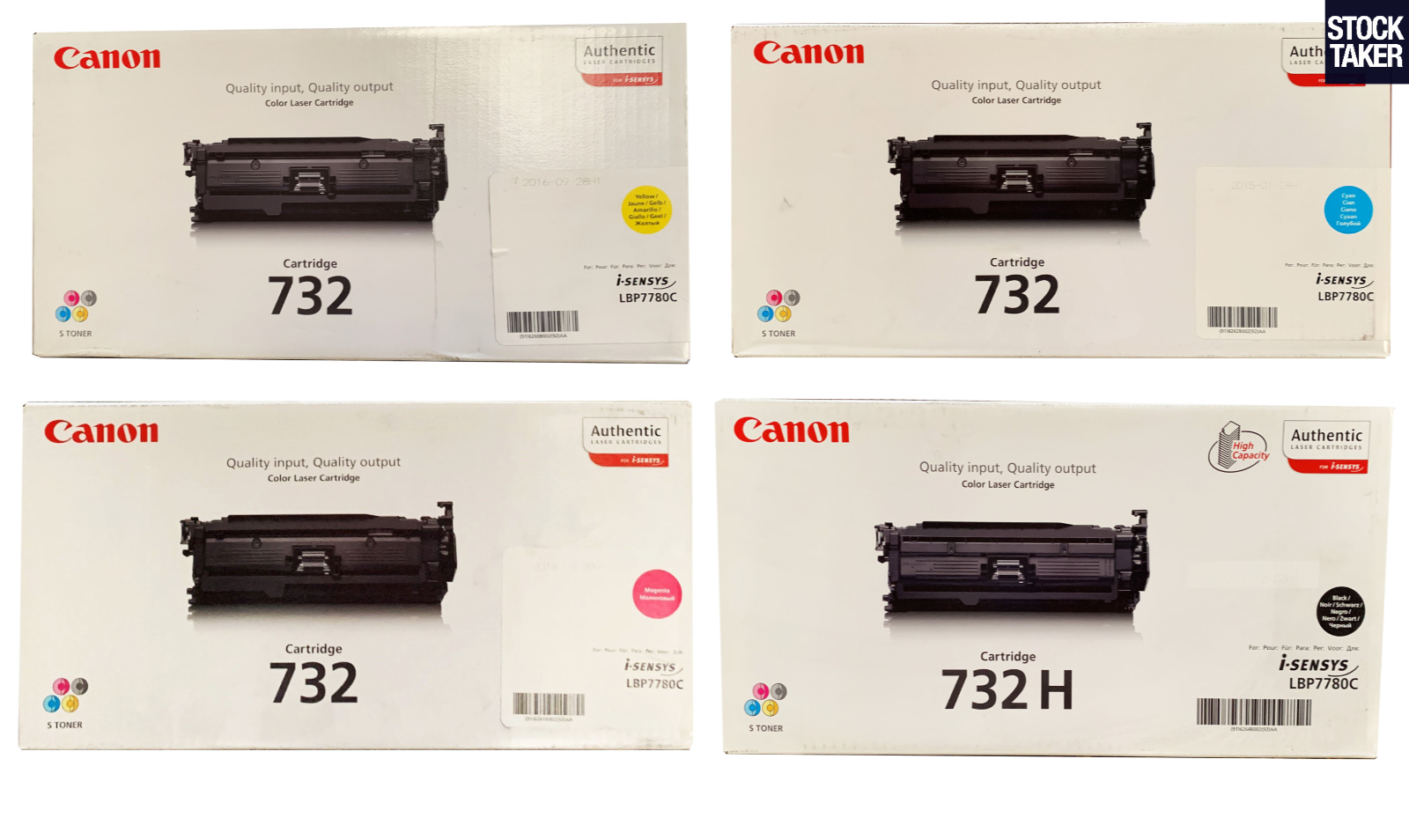 6264b002 Canon Black 732h High Yield Toner Cartridge for sale online | eBay