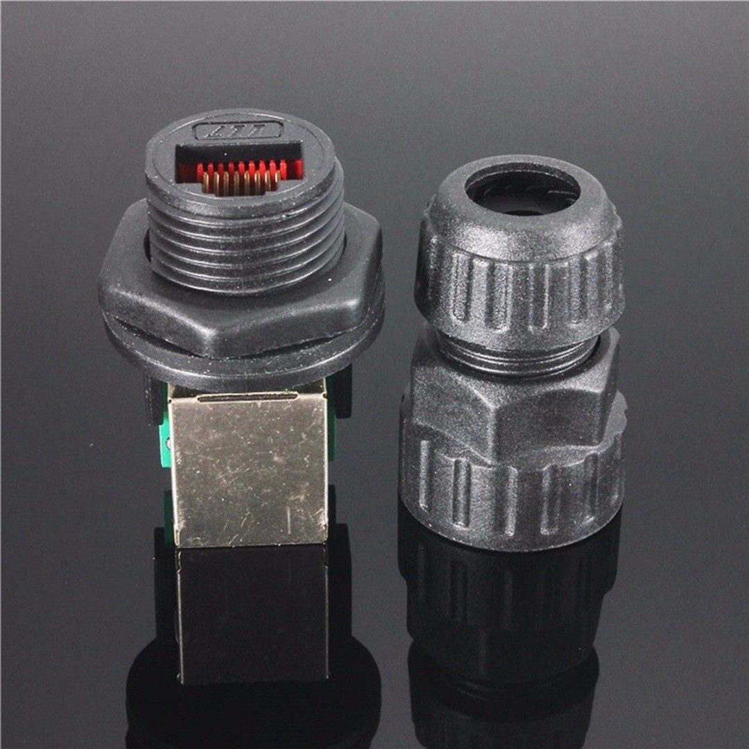 RJ45 Ethernet LAN Network AP Plug Jack Socket Connector 8 Core ...