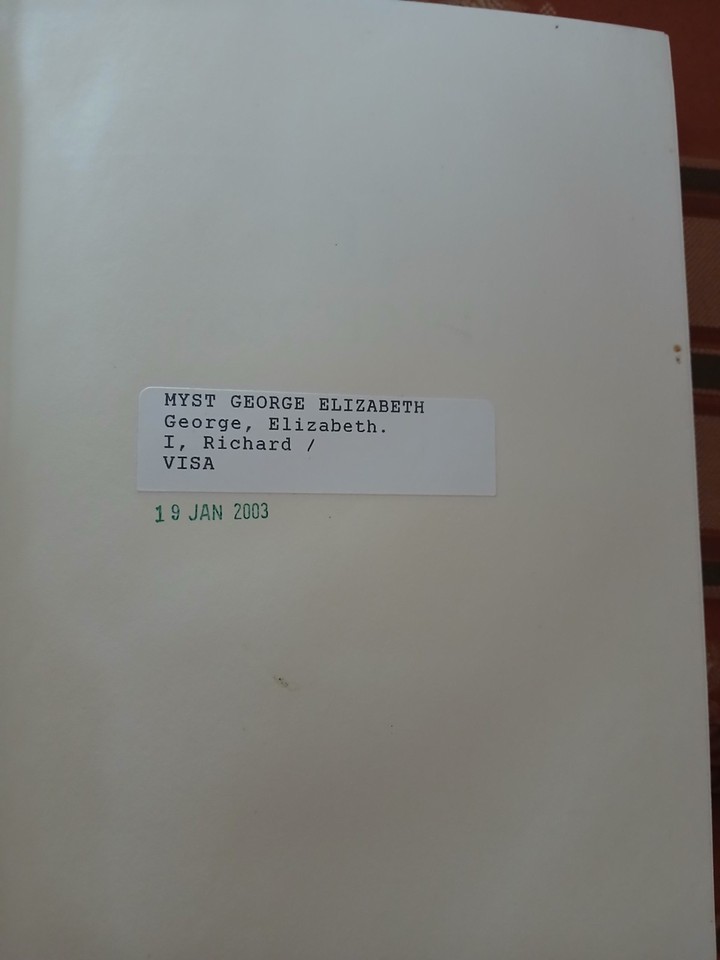 I, Richard-Elizabeth George 9780553802580 | eBay UK