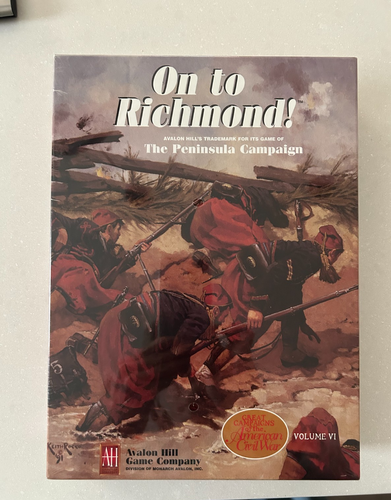 On To Richmond! The Peninsula Campaign April - July 1862 Avalon Hill ...