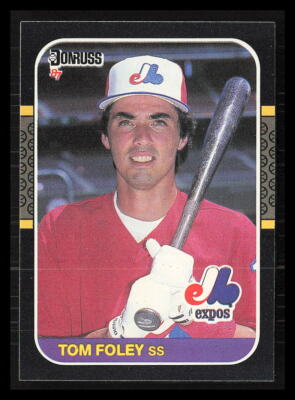Tom Foley 1987 Donruss #504 Montreal Expos | eBay