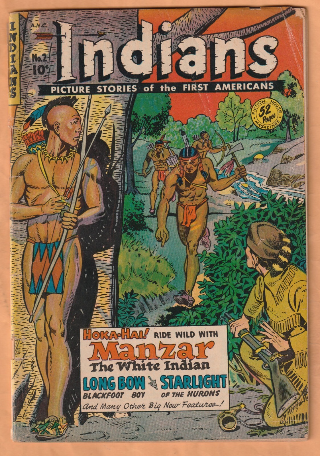 Fiction House INDIANS No. 2 (1950) Picture Stories of the First Americans! | eBay