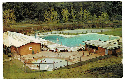Municipal Swimming Pool, Morgantown West Virginia WV - Vintage Postcard ...