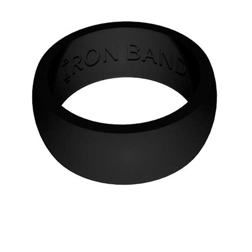 Iron Band Quality Silicone Rubber Wedding Ring for an Active Lifestyle ...