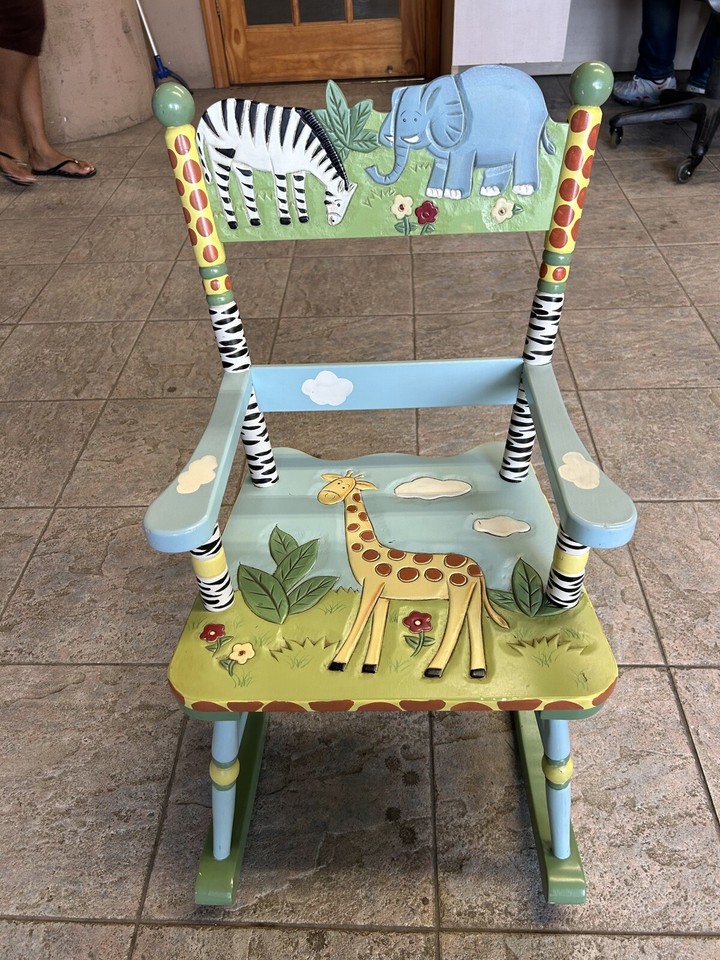 Guidecraft Child’s Safari Themed Rocking Chair | eBay
