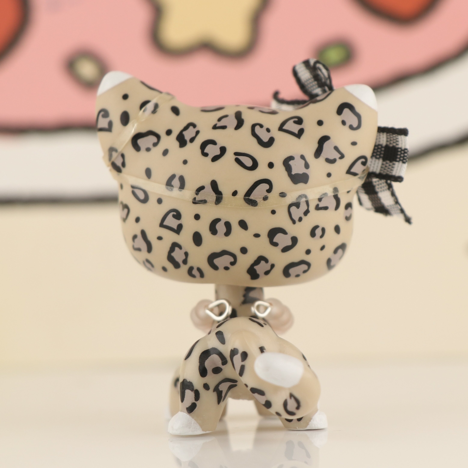 Lpsloverqa lps Custom Leopard print Shorthair 014 With Black Bow ...