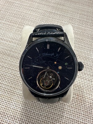 Aesop Real Tourbillon Blue Astronomy Dial mens watch | eBay