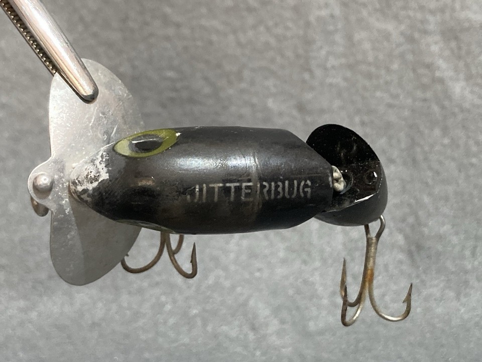 Fred Arbogast Jointed 2 Piece Jitterbug Vintage Topwater Fishing Lure ...
