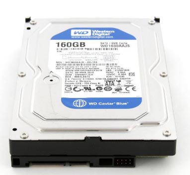 Western Digital 160GB Internal 7200RPM 3.5" (WD1600AAJS-00L7A0) HDD for ...