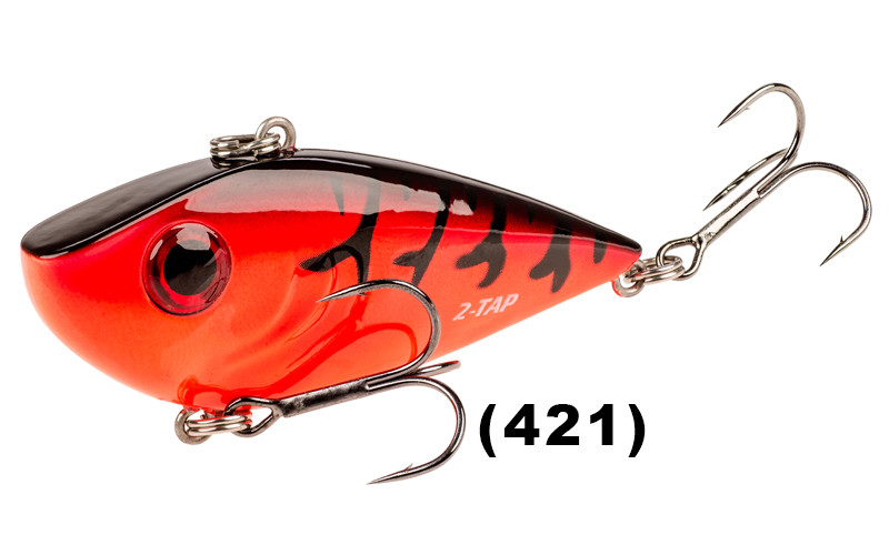 Strike King Crankbait Lipless Red Eye Shad Tungsten 2 Tap Rattle Trap ...