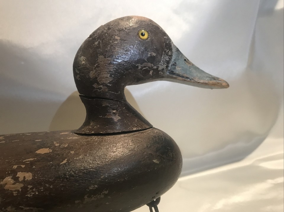 george stevens weedsport New York redhead broadbill drake duck decoy | eBay