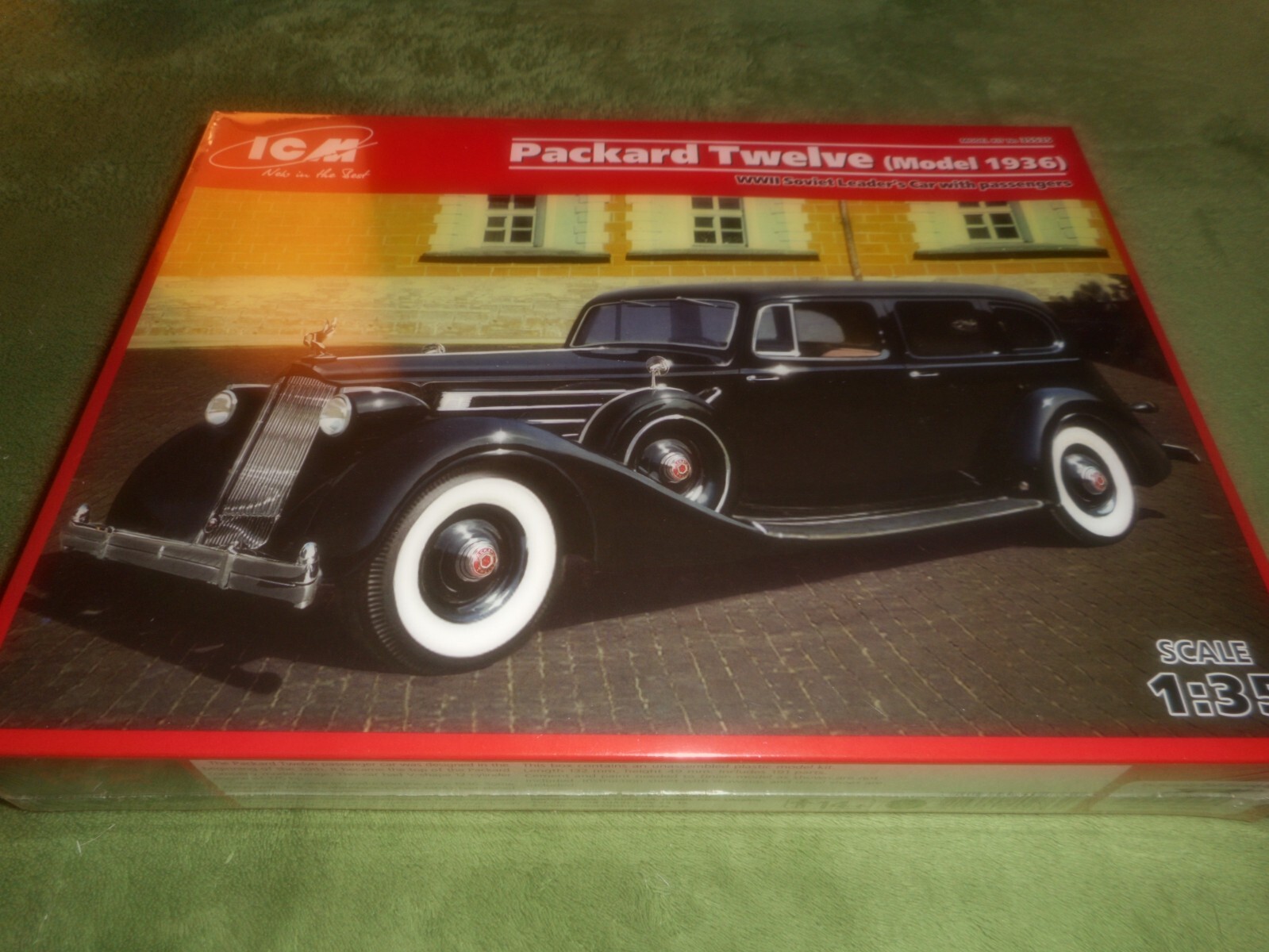 ICM 35535, 1/35 PACKARD TWELVE (MODEL 1936) WWII SOVIET CAR PLASTIC ...
