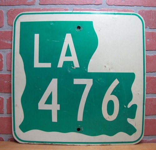 LA 476 Original Old Retired Louisiana Highway Roadway Transporation ...