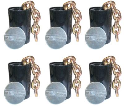 Set of 6 Champ Floor Anchor Pots for Auto Frame Machines and Pulling ...