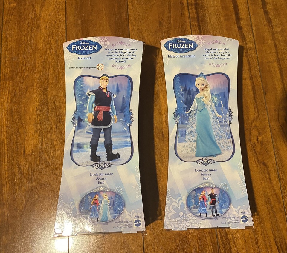 New In Box Disney Frozen Elsa And Kristoff Dolls | eBay