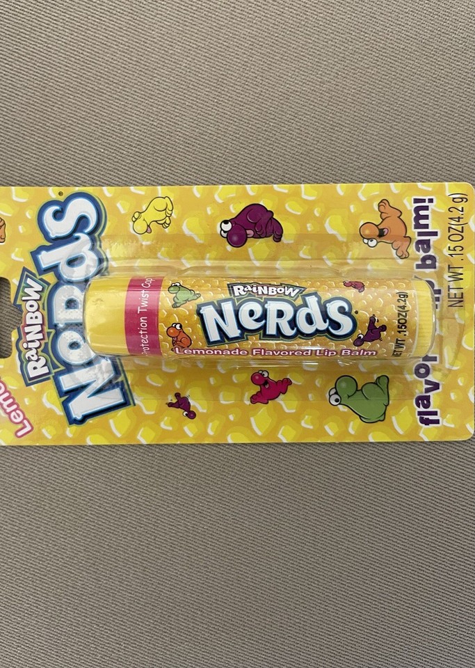.15 Oz “Lemonade” Rainbow Nerds Flavored Lip Balm By Lotta Luv, New In ...