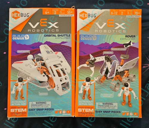 Vex Robotics Rover Explorer & Orbital Shuttle Explorer Construction Kit ...
