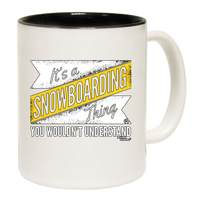 Pm Its A Snowboarding Thing GIFT BOXED Funny Mugs Novelty Coffee Mug ...