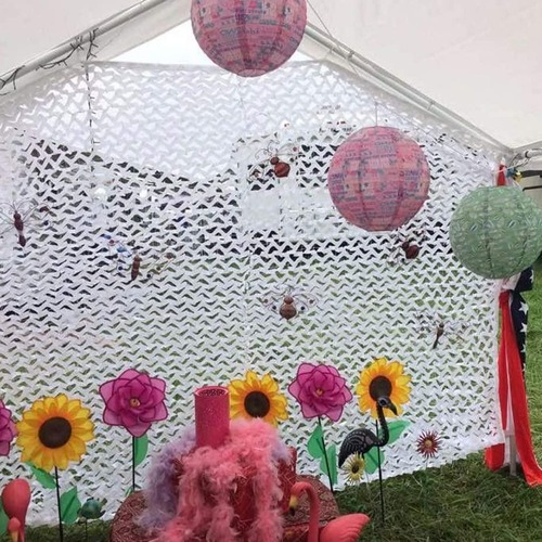 White Mesh Military Camouflage Nets Garden Outdoor Hide Sun Shelter ...