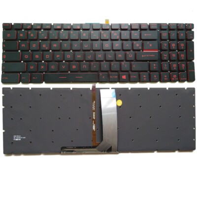 French Keyboard For MSI GV62VR GV72VR GL65 GL75 GF75, Bravo 17 A4DDR ...