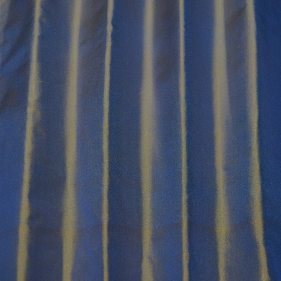 Yellow/Blue Tissue Taffeta, 100% Silk Fabric By The Yard, 44" Wide (TS ...