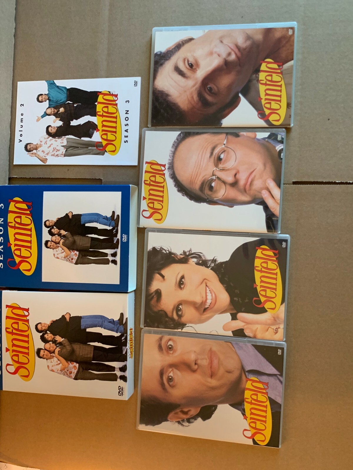 Seinfeld Seasons 1-3 Box Set With Limited Edition Script, Playing Cards ...